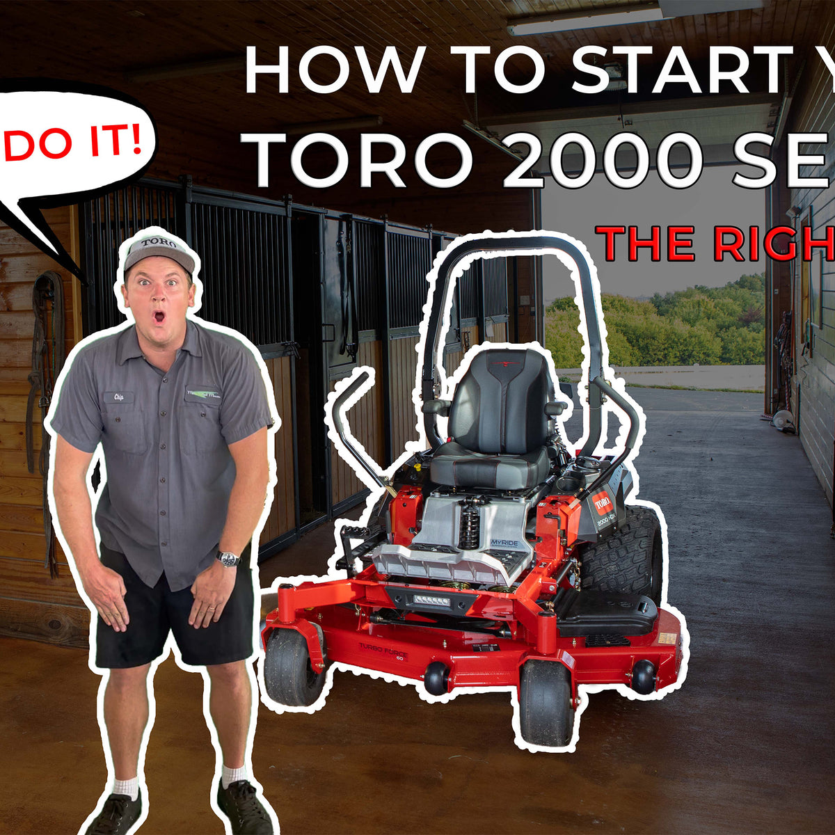 How To Start your 2000 Series - TORO ZMaster – Main Street Mower