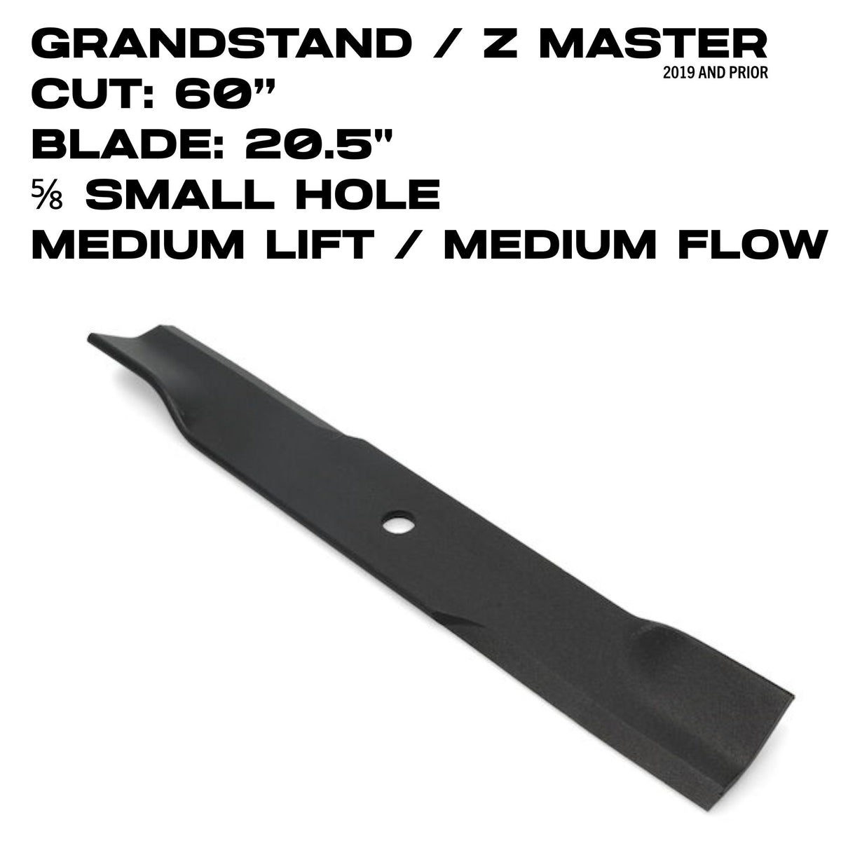 Toro Medium Flow Blade | 20.5" | GrandStand / Z Master ( Turbo Force ...