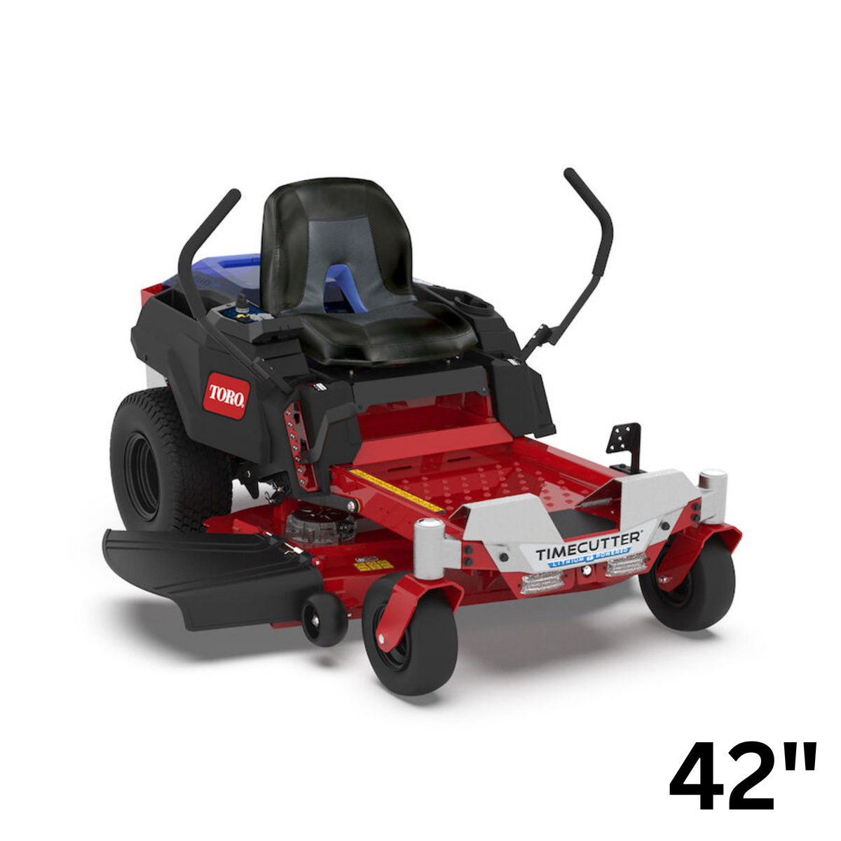 Toro 60V MAX TimeCutter 42 in. Zero Turn Mower with (4) 10.0Ah Batteri ...