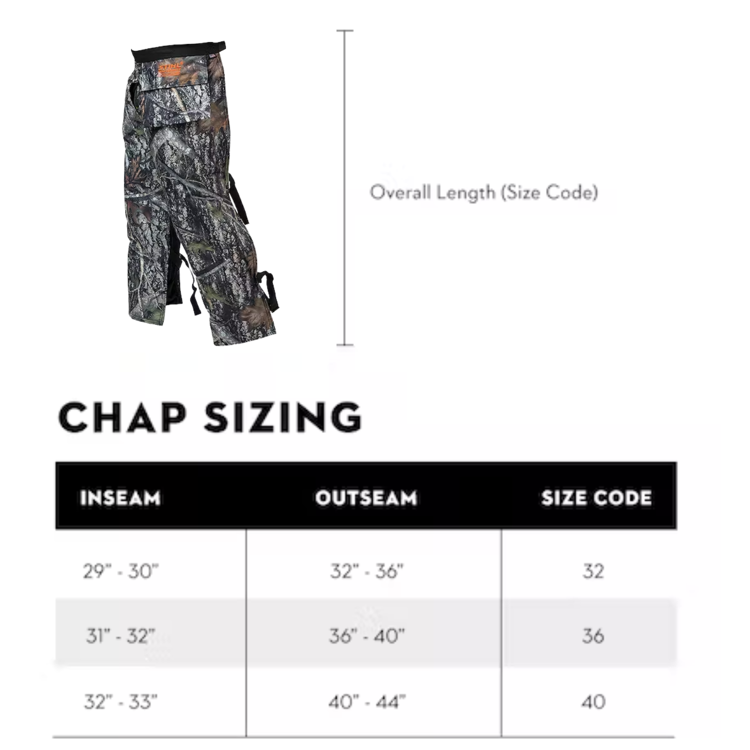 Stihl Dynamic Apron Chaps - 6 Layer
